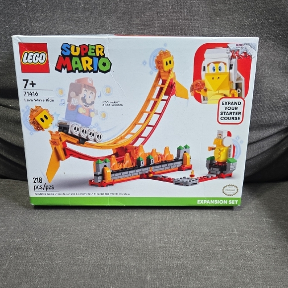 Lego | Toys | Lego Super Mario Lava Wave Ride Building Set With ...